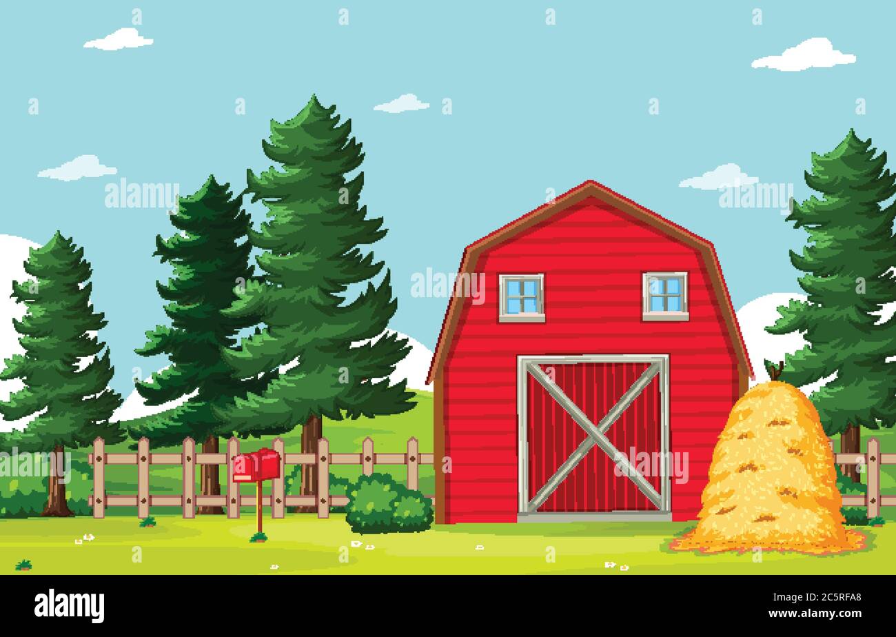 Barn mailbox Stock Vector Images - Alamy