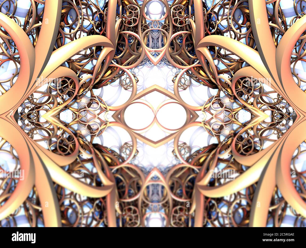 3d illustration of abstract geometric composition ,digital art works ...