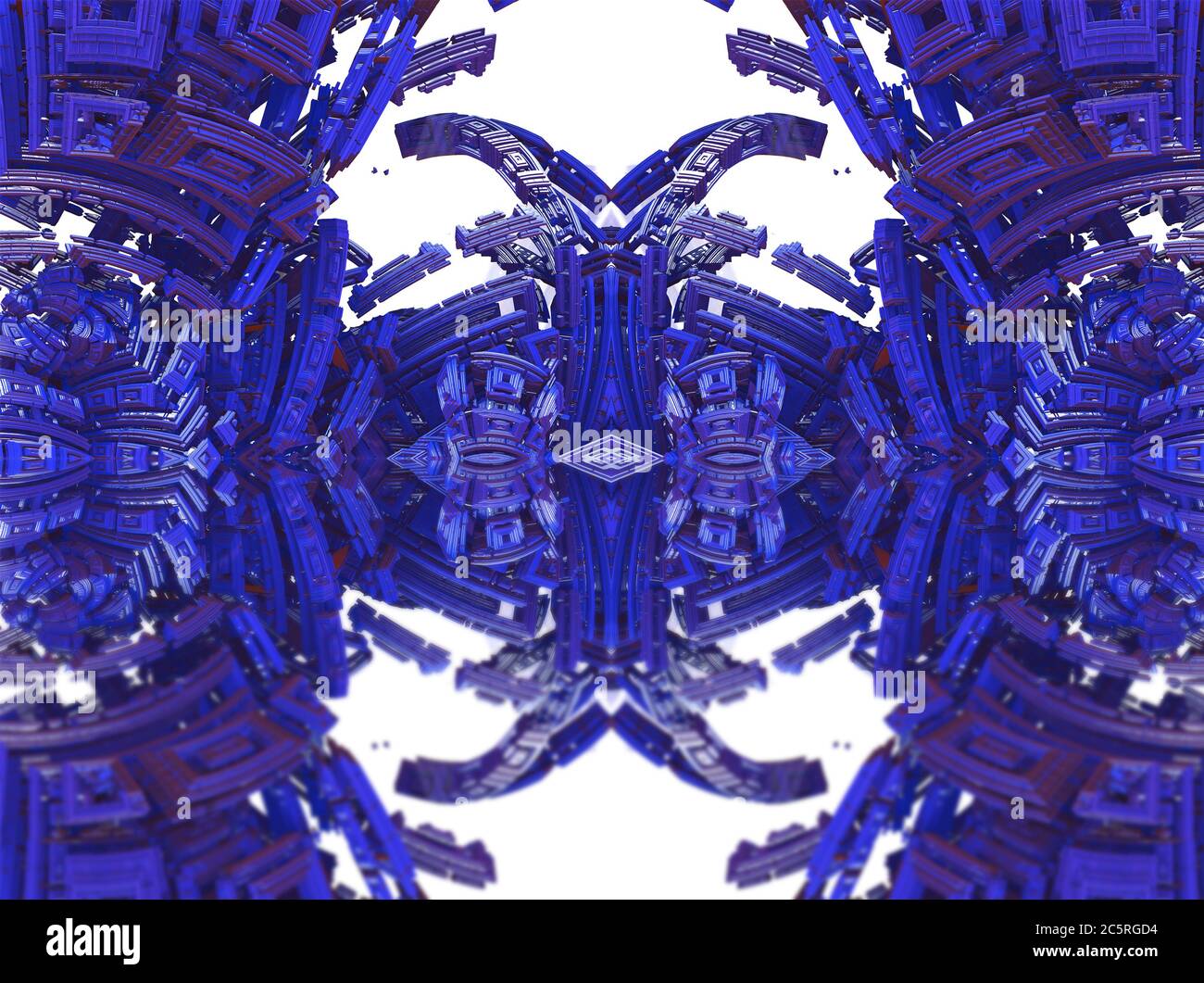 3d illustration of abstract geometric composition ,digital art works ...