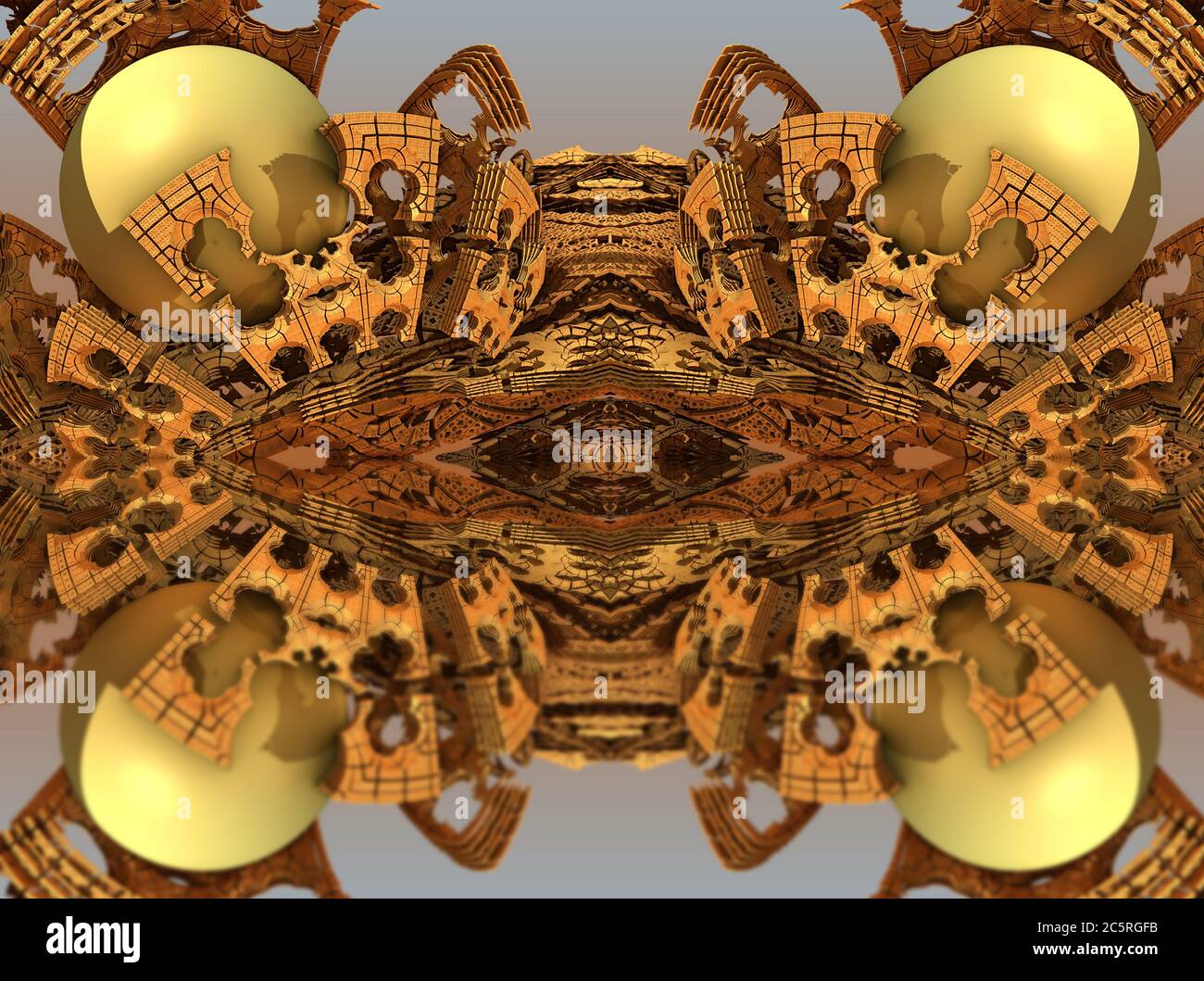 3d illustration of abstract geometric composition ,digital art works ...