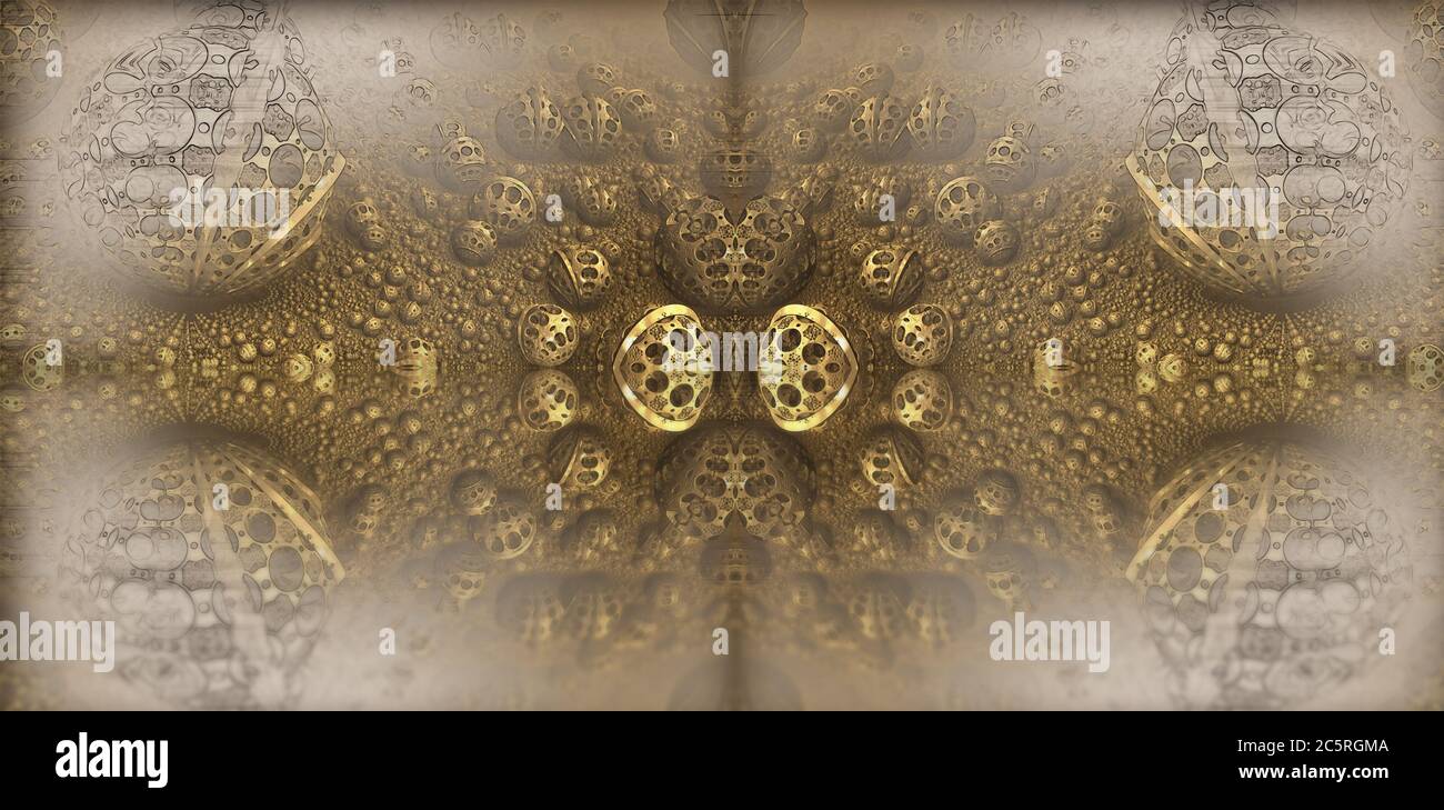 3d illustration of abstract geometric composition ,digital art works ...