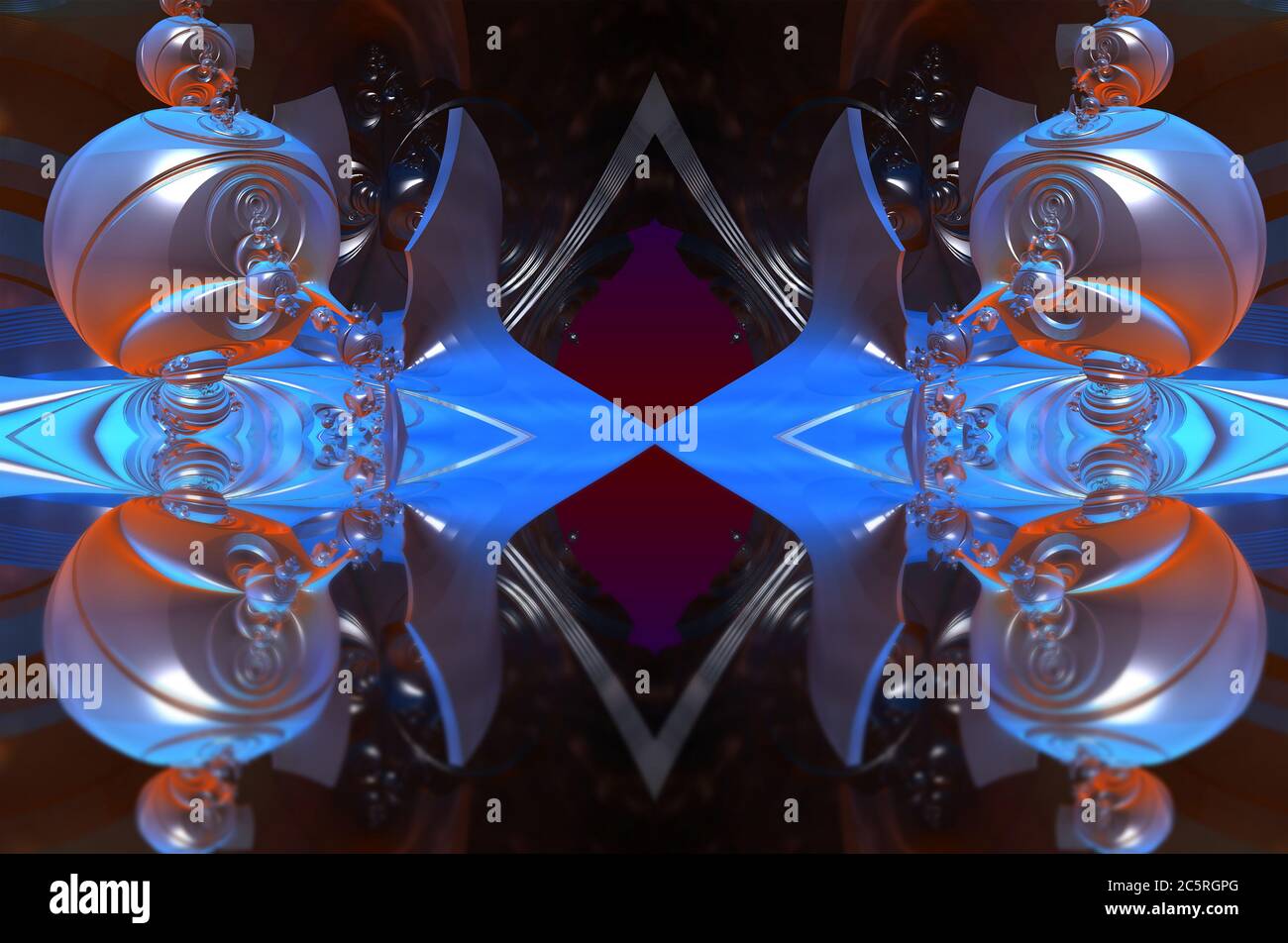 3d illustration of abstract geometric composition ,digital art works ...