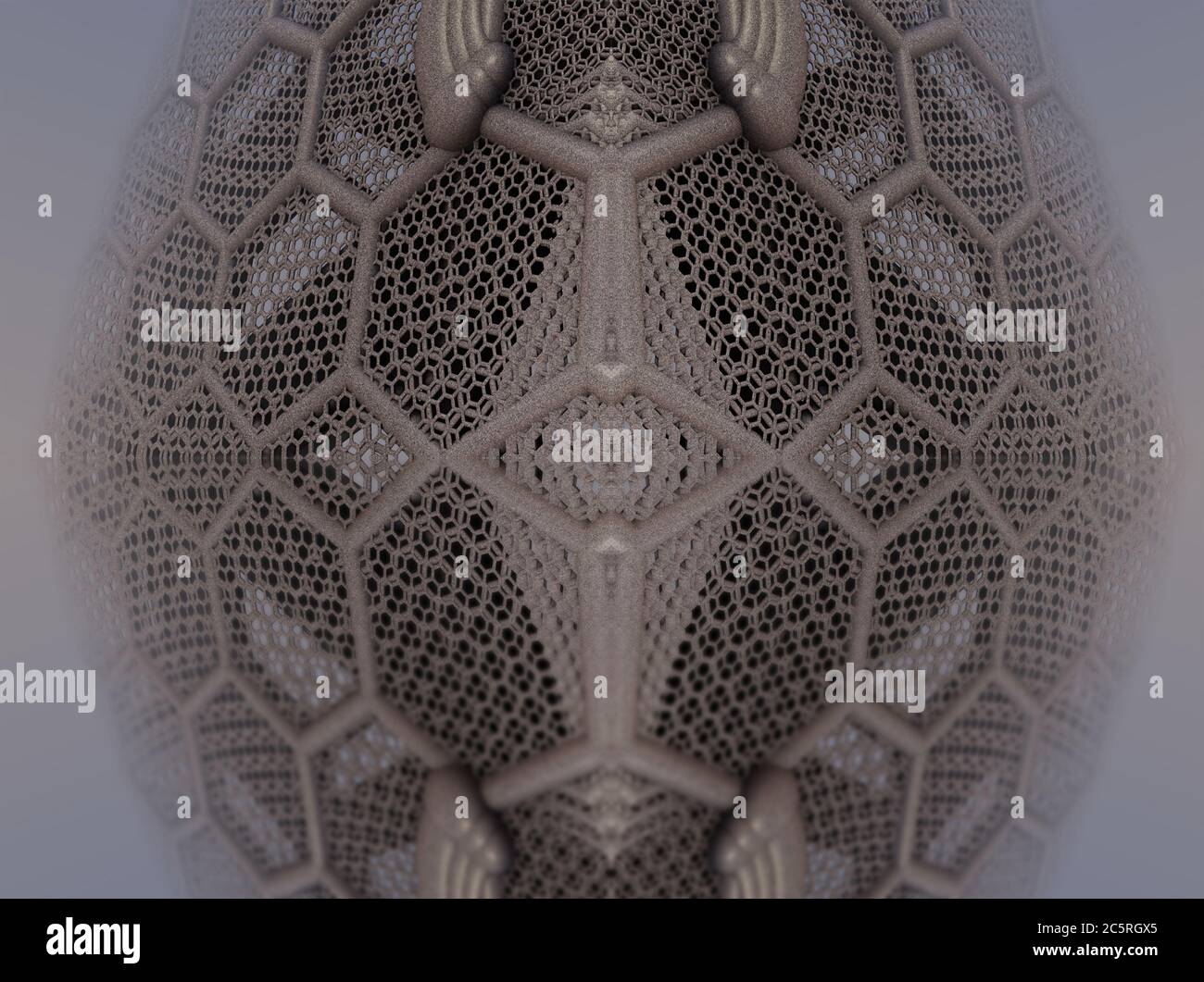 3d illustration of abstract geometric composition ,digital art works ...