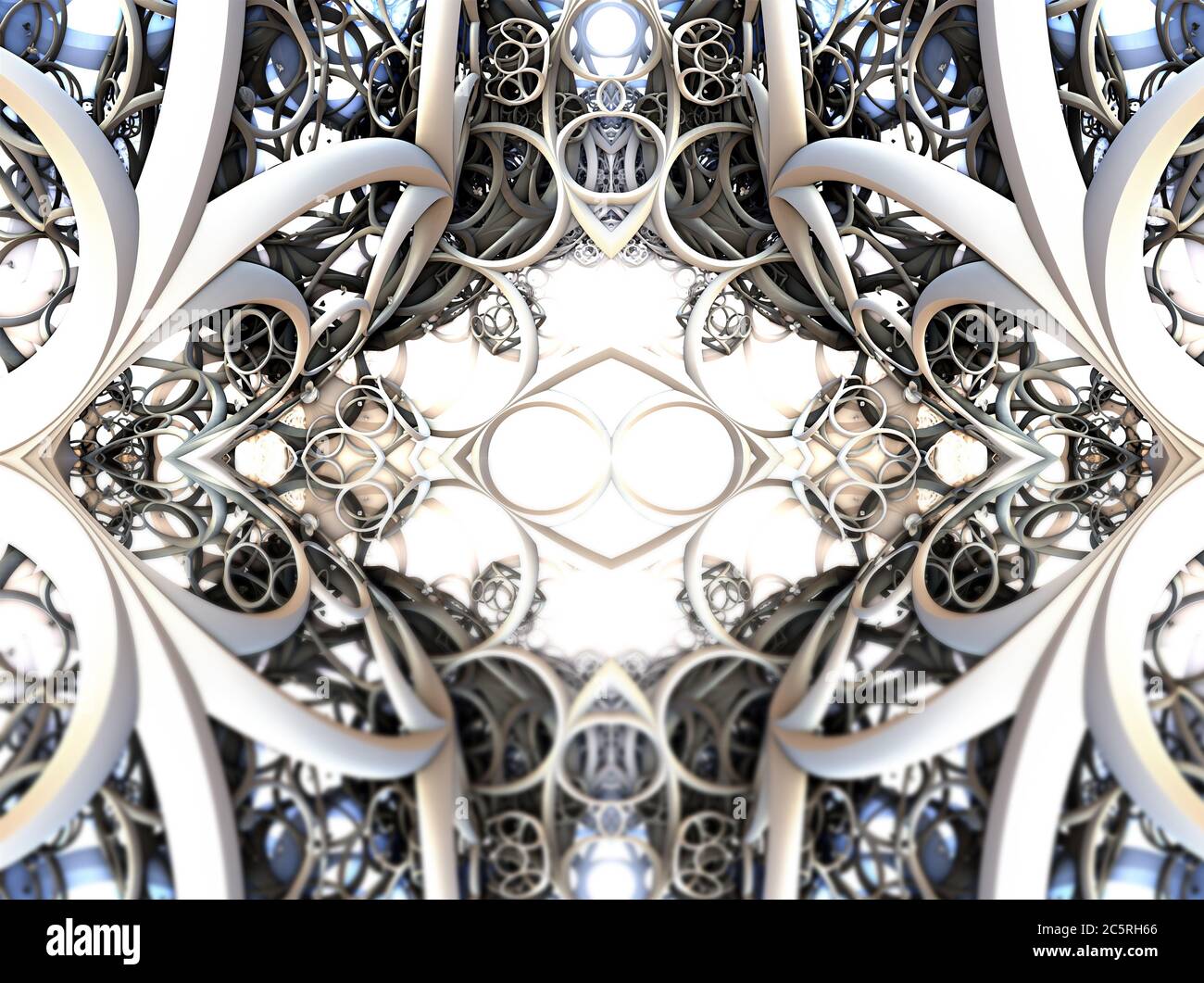 3d illustration of abstract geometric composition ,digital art works ...