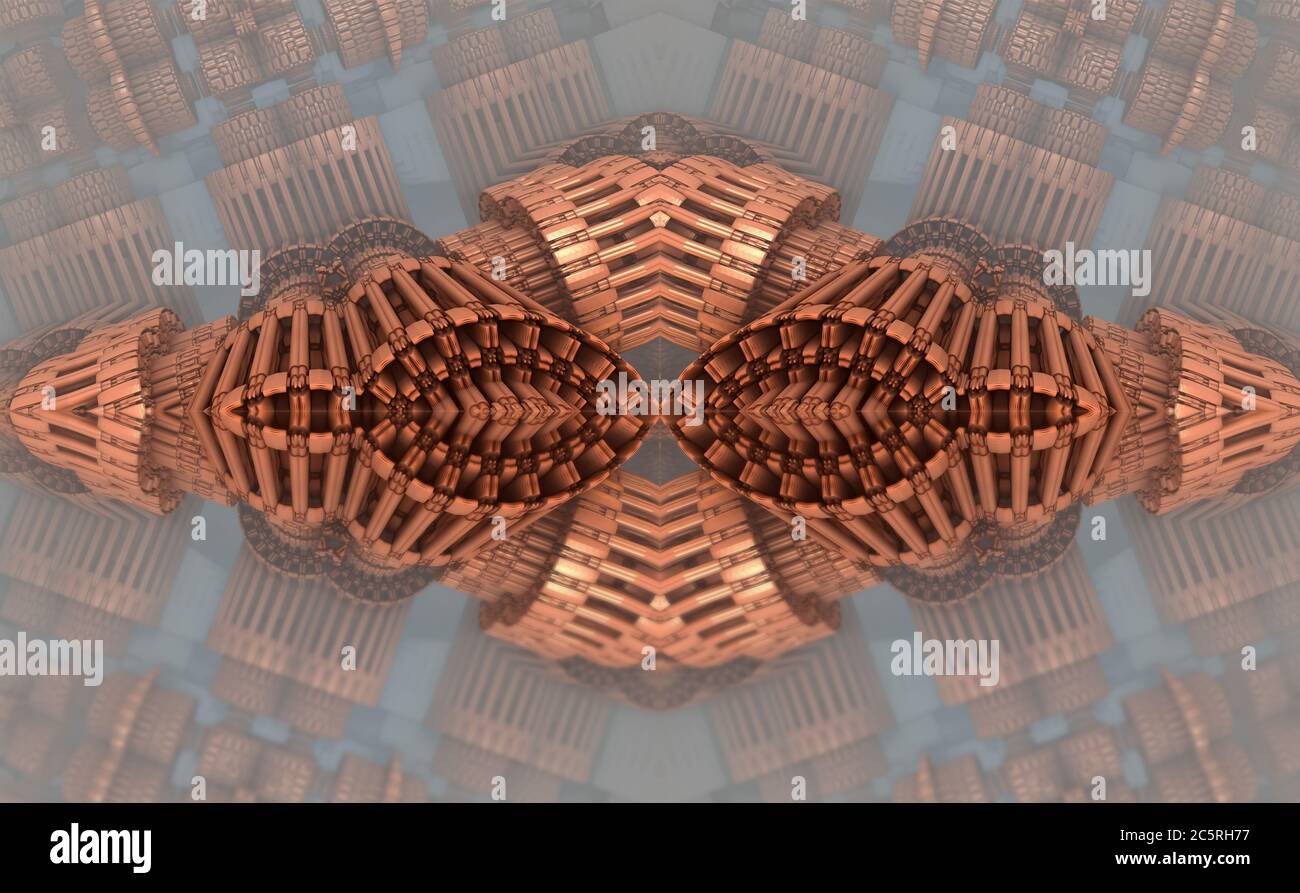 3d illustration of abstract geometric composition ,digital art works ...