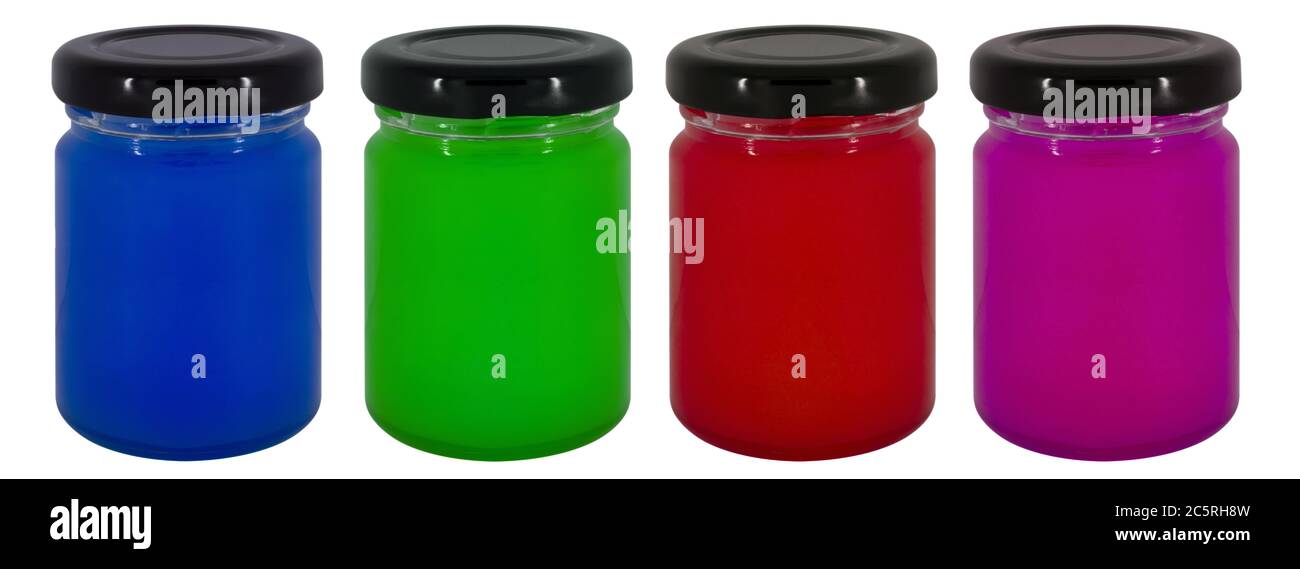 Colorful lid jars hi-res stock photography and images - Alamy