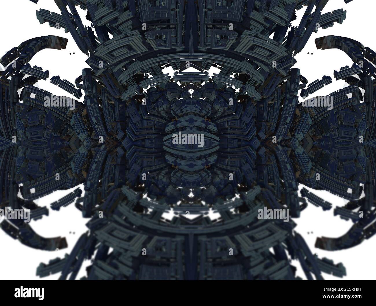 3d illustration of abstract geometric composition ,digital art works ...