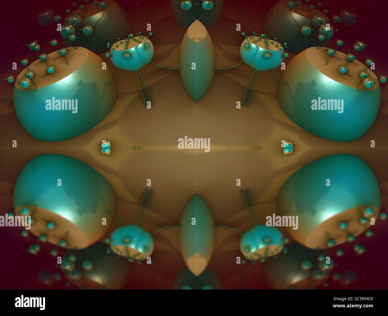 3d illustration of abstract geometric composition ,digital art works ...