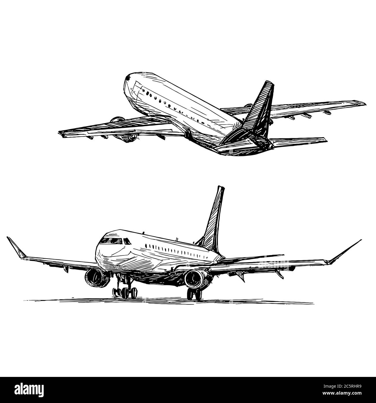 Landing travelers Black and White Stock Photos & Images - Alamy