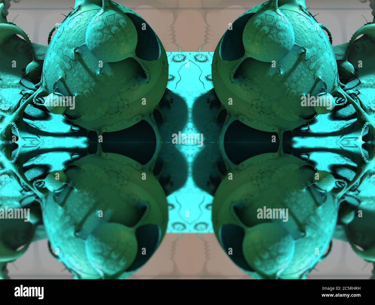 3d illustration of abstract geometric composition ,digital art works ...