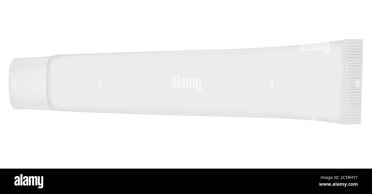 Tube of cream isolated on white. Clipping path included Stock Photo - Alamy