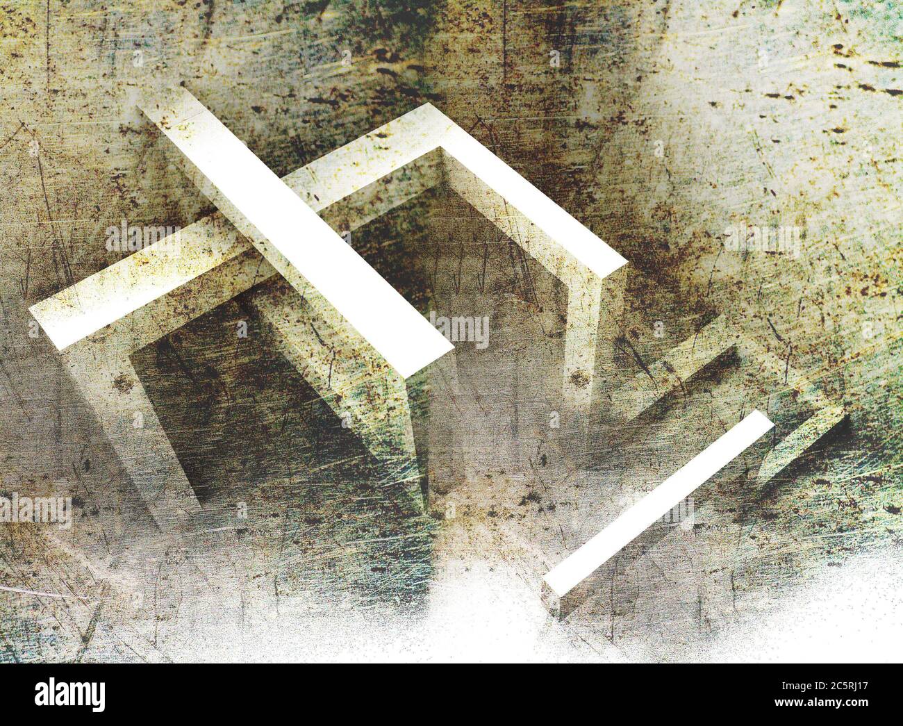 3d Abstract Architecture. 3d render illustration Stock Photo - Alamy