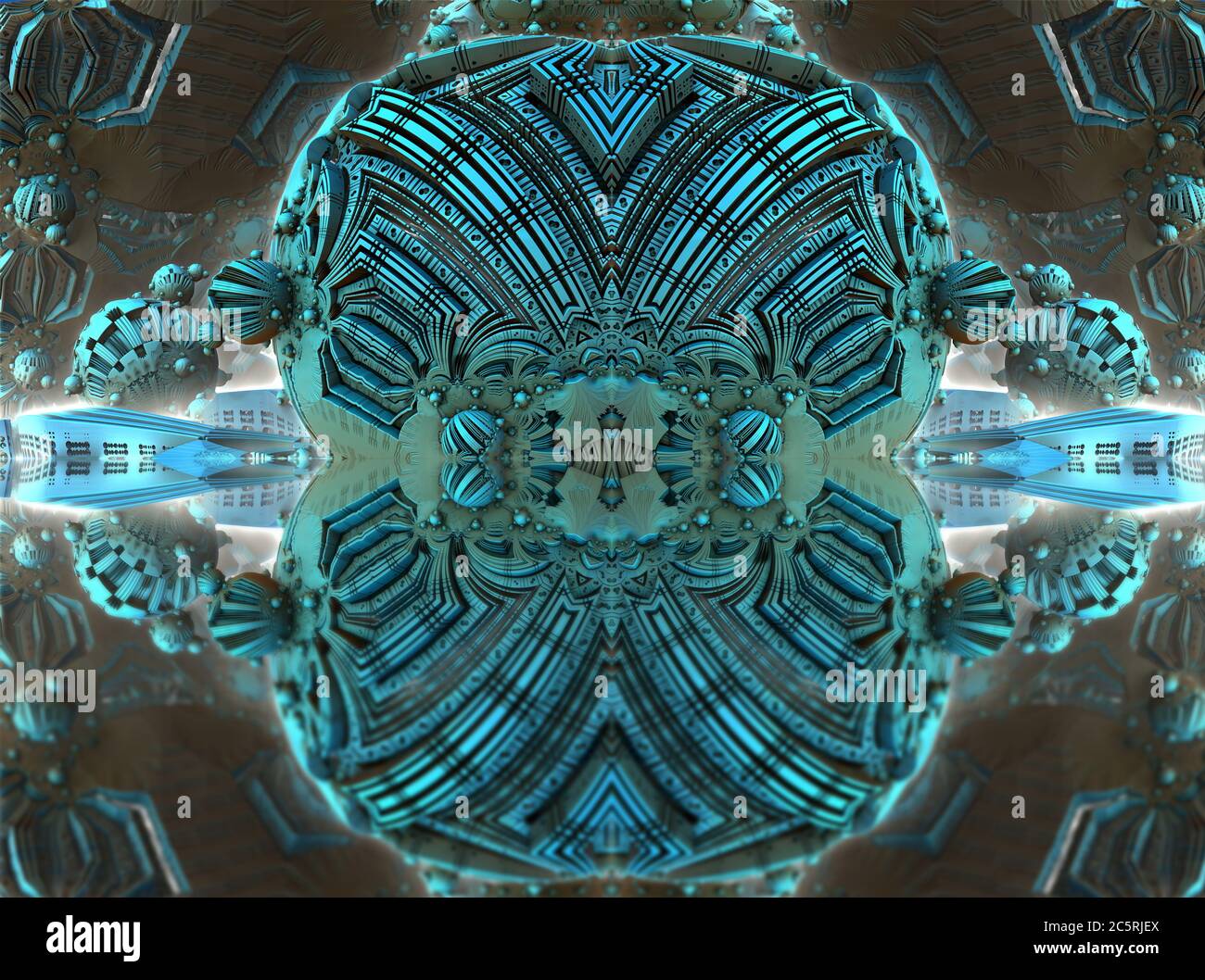 3d illustration of abstract geometric composition ,digital art works ...