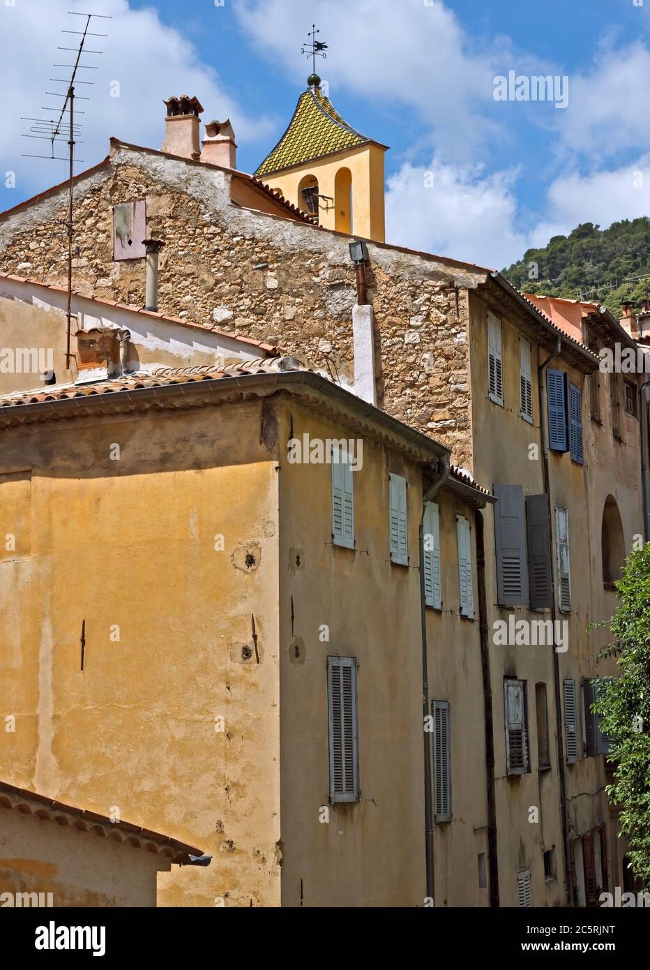 GRASSE, FRANCE - JUNE 2, 2014: Architecture of Grasse Town in the ...
