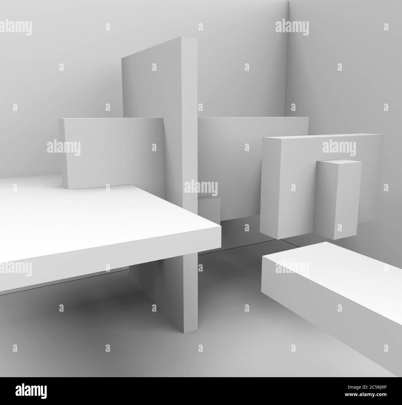 3d Abstract Architecture. 3d render illustration Stock Photo - Alamy