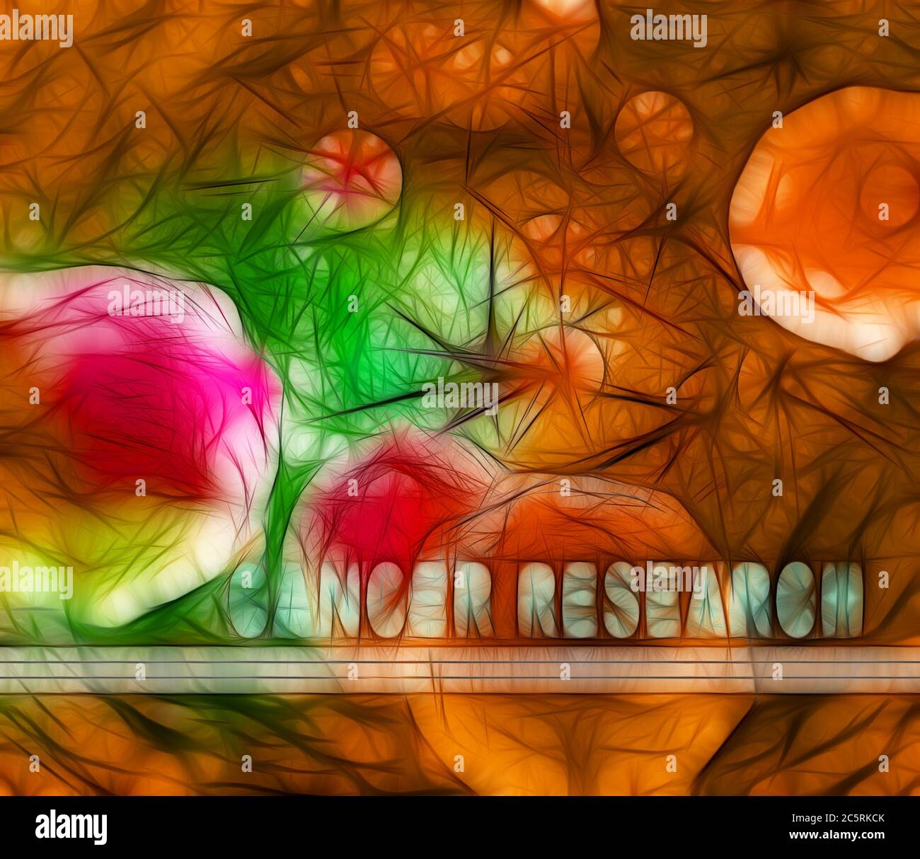 word CANCER RESEARCH writing on cancer image background Stock Photo - Alamy