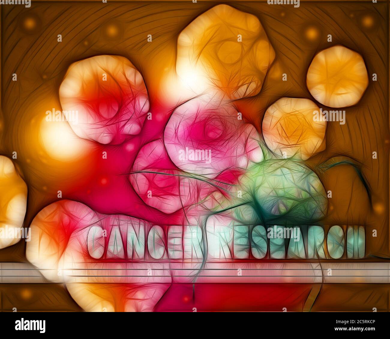 word CANCER RESEARCH writing on cancer image background Stock Photo - Alamy