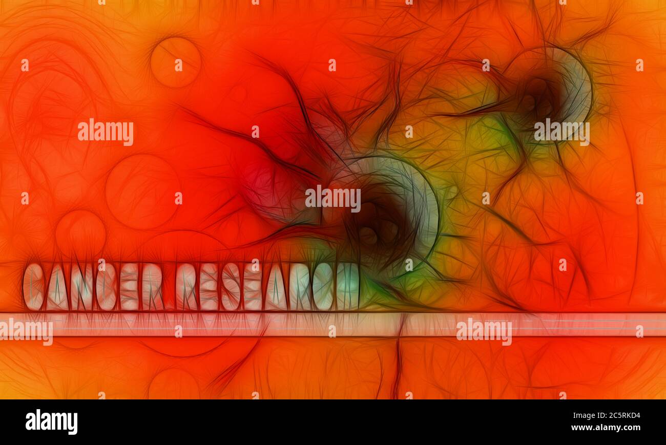 word CANCER RESEARCH writing on cancer image background Stock Photo - Alamy