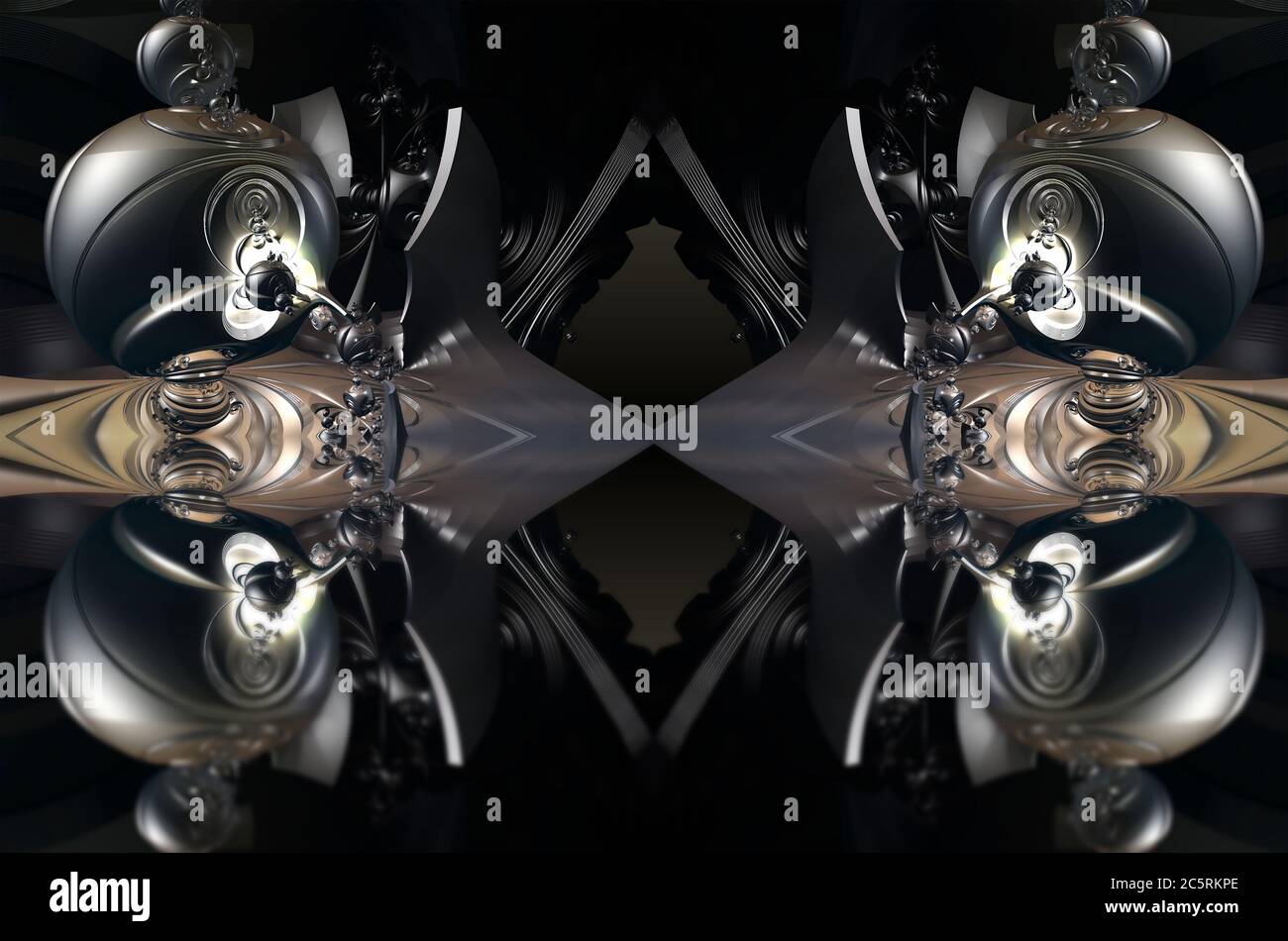 3d illustration of abstract geometric composition ,digital art works ...