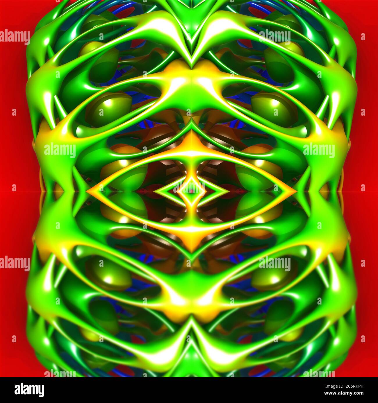 3d illustration of abstract geometric composition ,digital art works ...