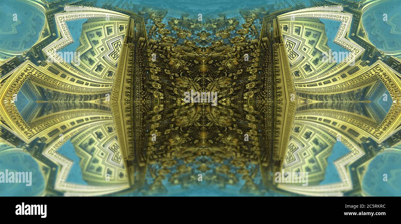 3d illustration of abstract geometric composition ,digital art works ...