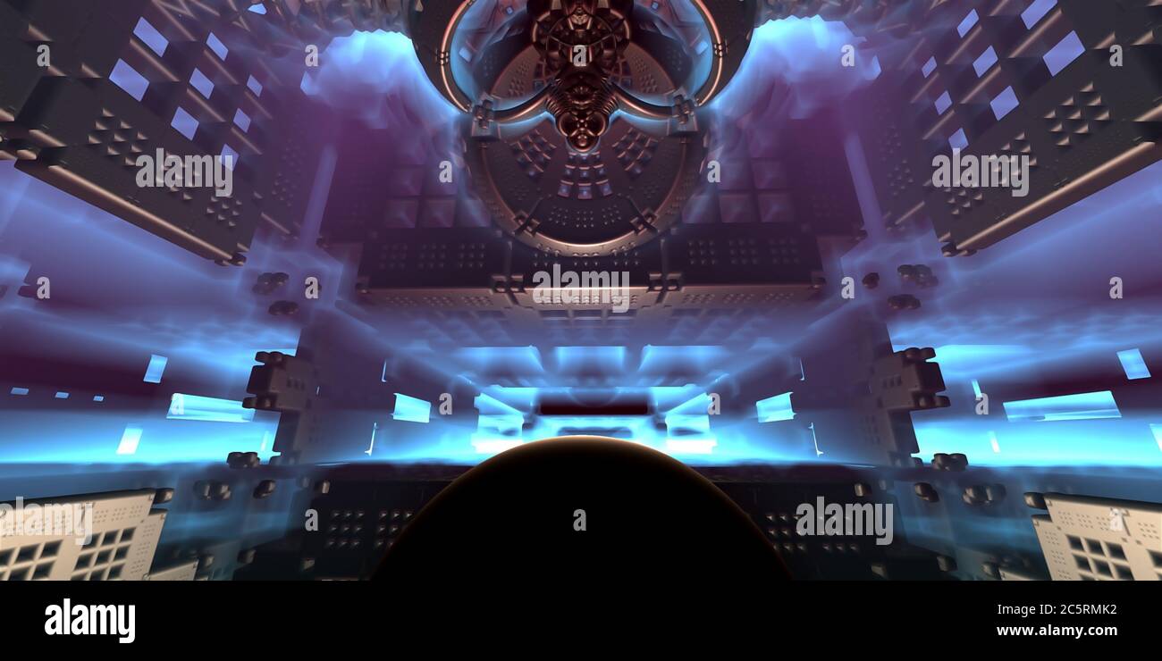 3d illustration of abstract geometric composition ,digital art works ...