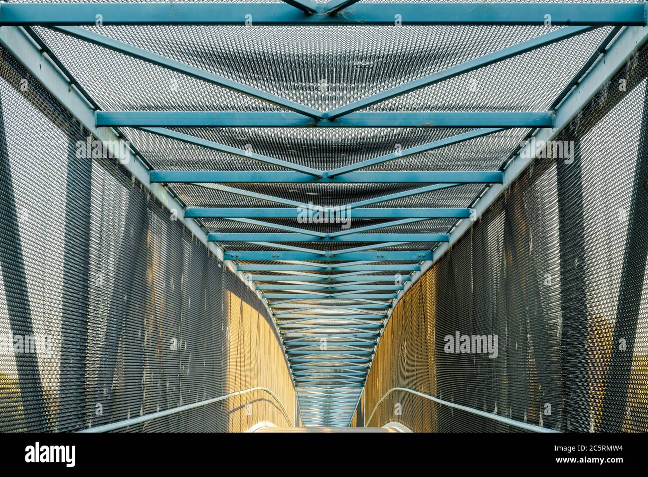 Stevens Creek Trail Bridge (AKA Central Expressway Bridge Stock Photo ...