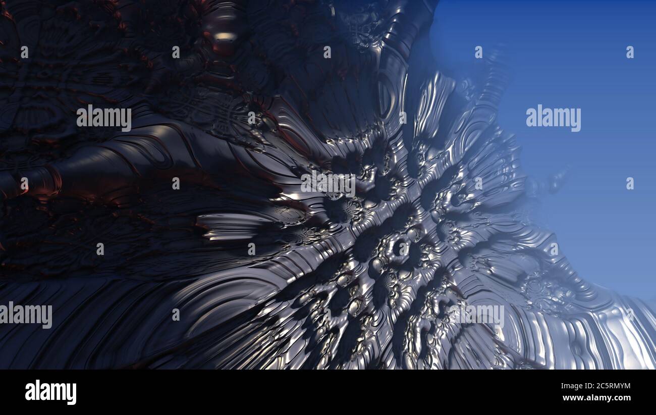 3d illustration of abstract geometric composition ,digital art works ...