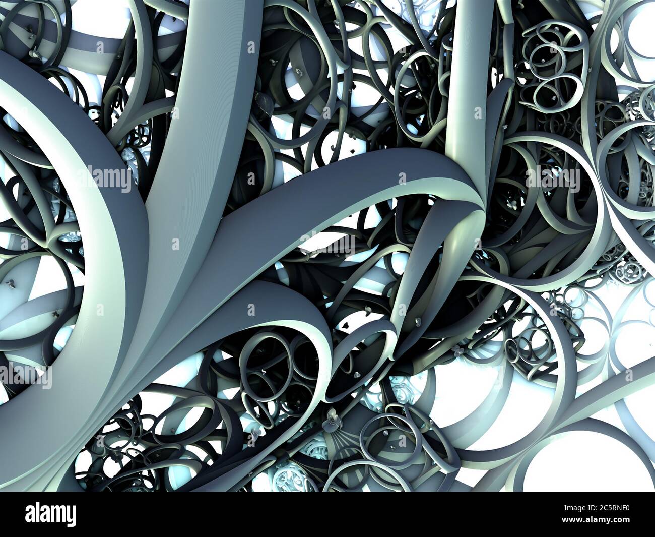 3d illustration of abstract geometric composition ,digital art works ...