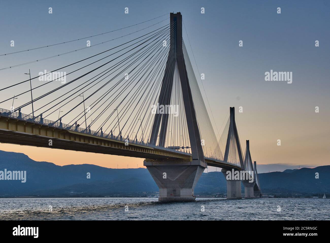 Griechenland, Greece, Rio, Patras, Rio-Andirrio-Brücke, Charilaos ...