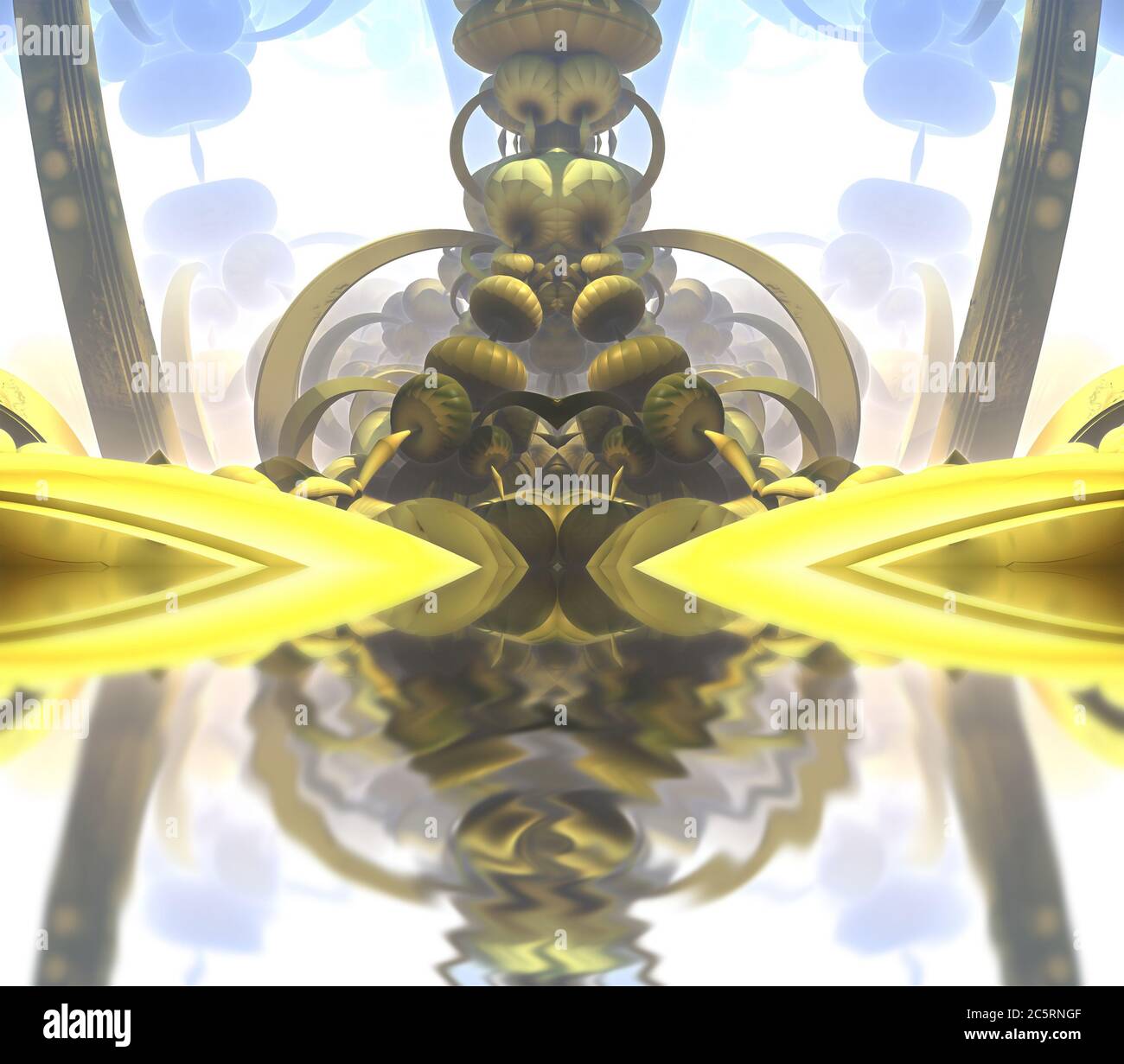 3d illustration of abstract geometric composition ,digital art works ...
