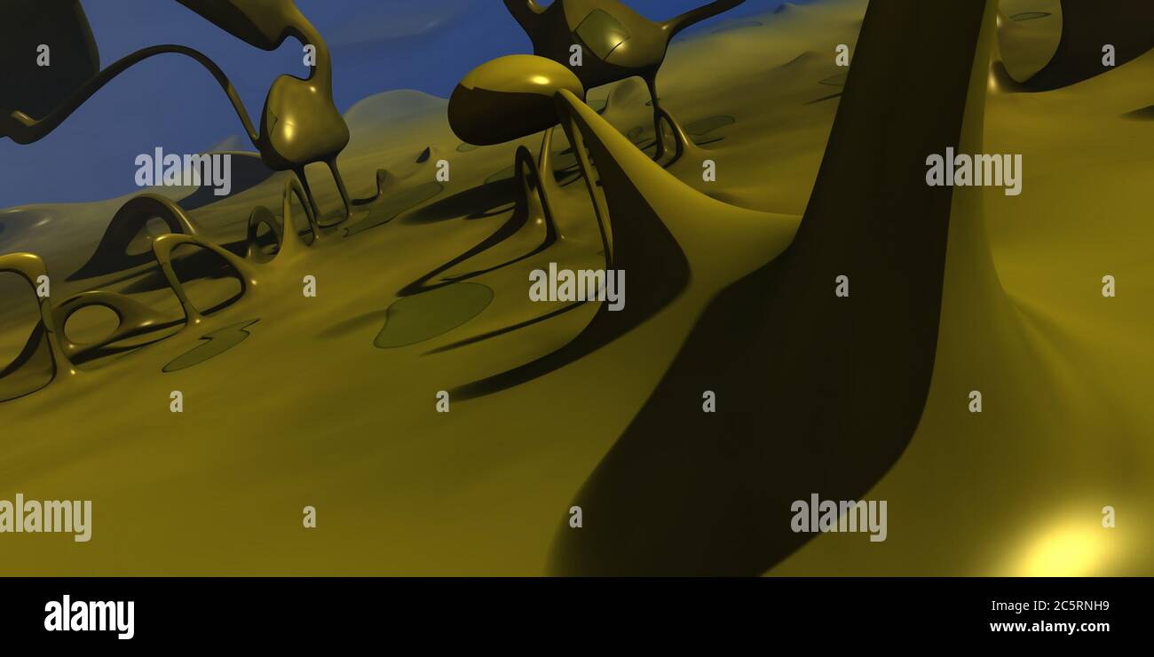 3d illustration of abstract geometric composition ,digital art works ...