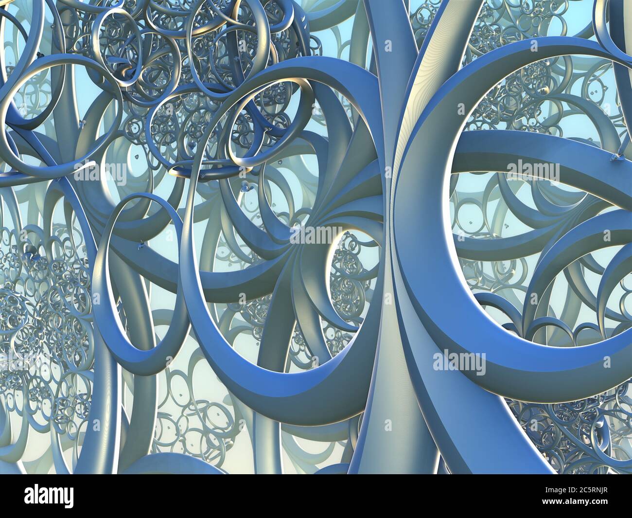 3d illustration of abstract geometric composition ,digital art works ...