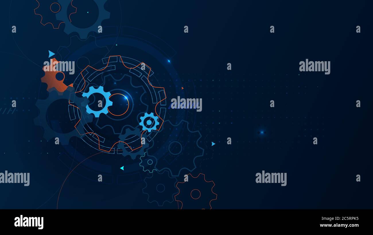 Hi tech machinery Stock Vector Images - Alamy