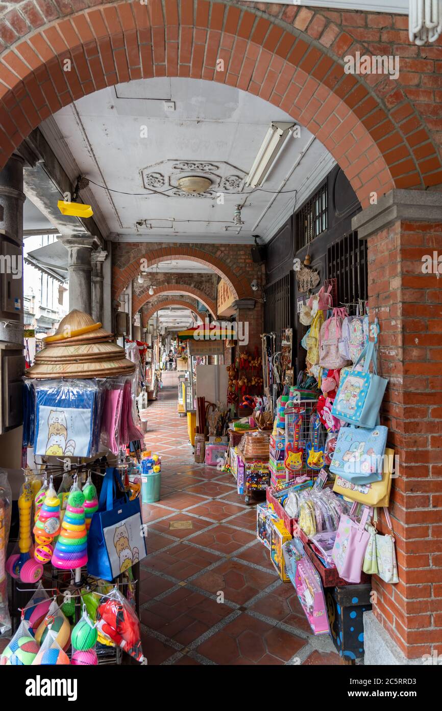 Daxi Old Street, a sightseeing street in Daxi District, Taoyuan City ...