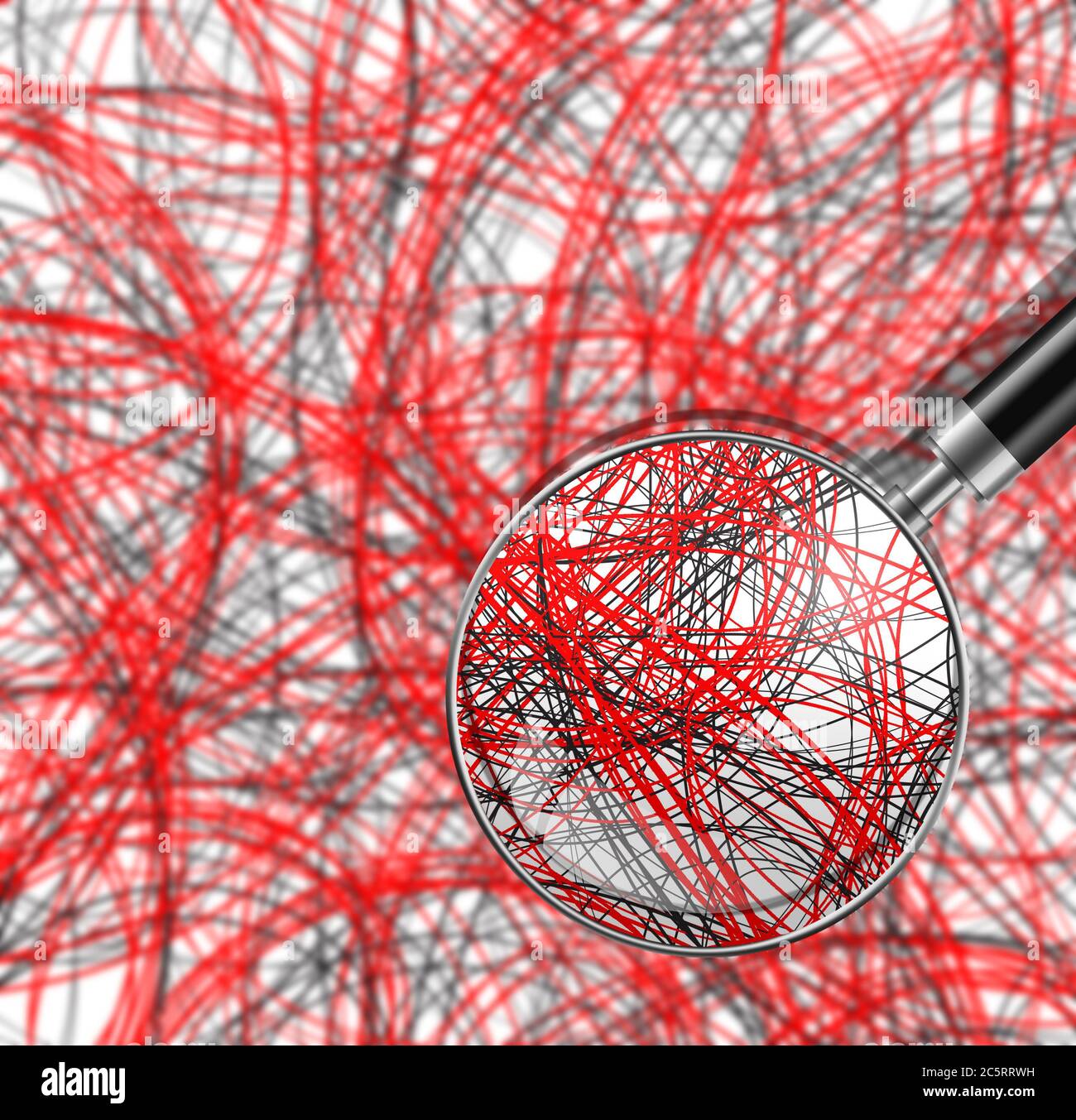 Abstract line Art made in 2d software Stock Photo - Alamy