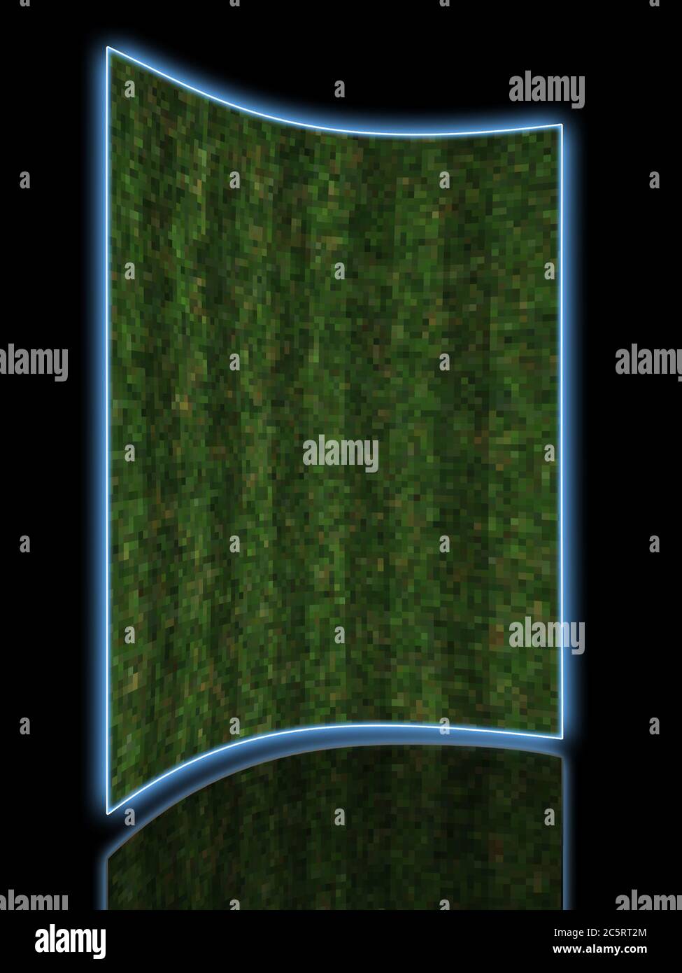 Perfect Grass in made in 3d software 3D Stock Photo - Alamy