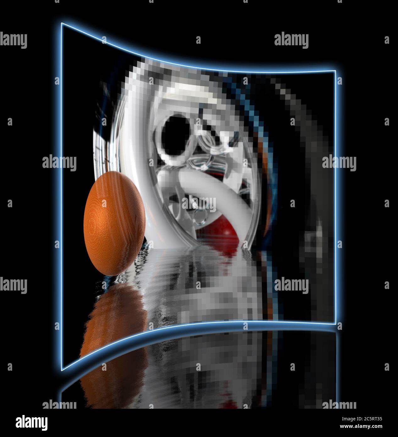 Bubble ball pixel hi-res stock photography and images - Alamy