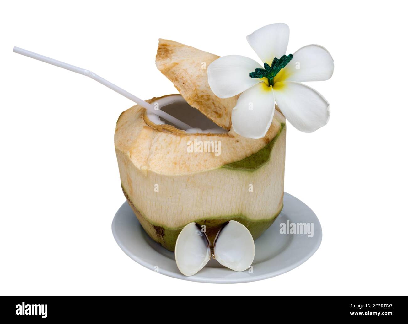 Coconut drinking straw hi-res stock photography and images - Alamy