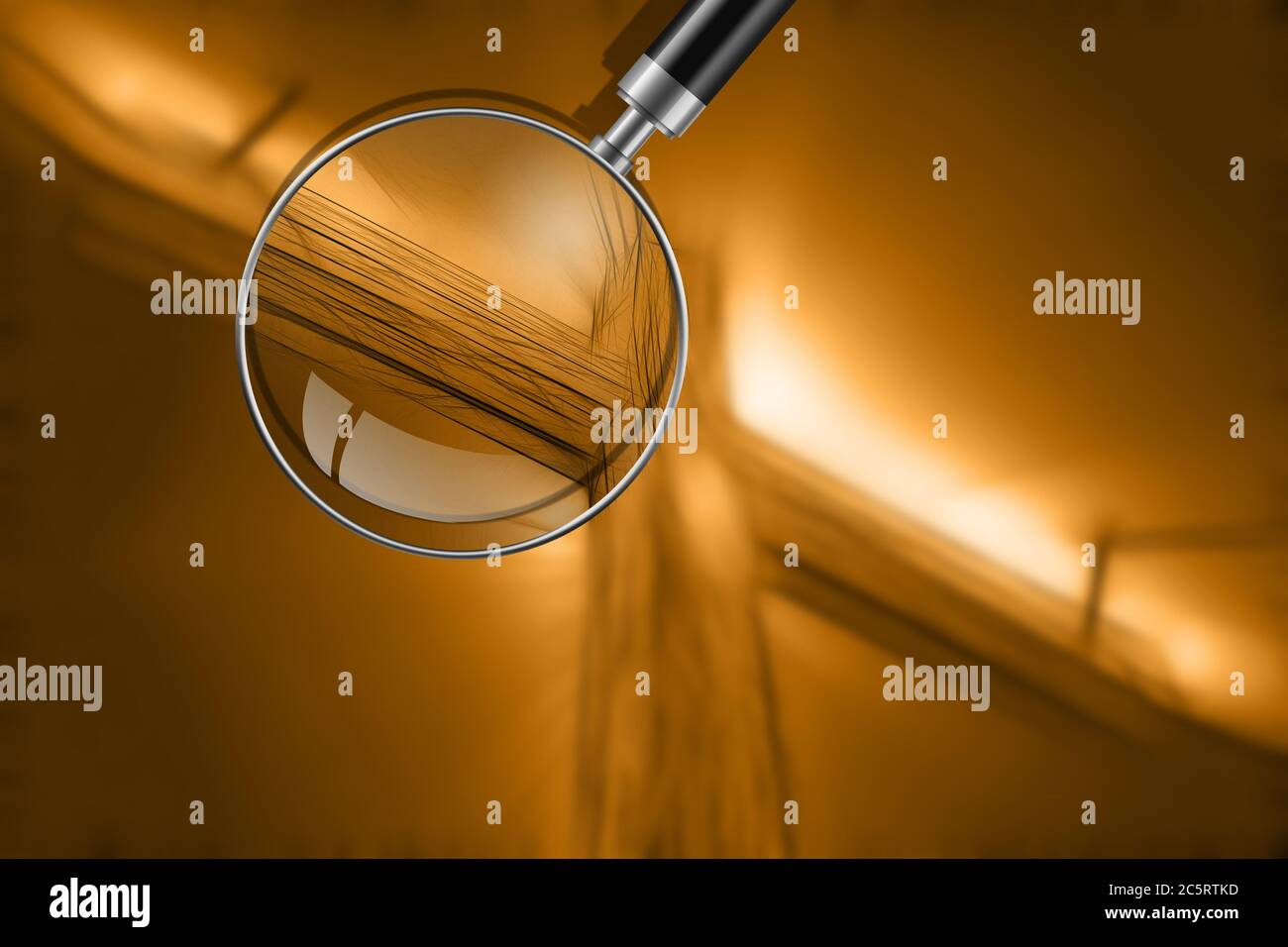 The cross end two nails made in 3d software Stock Photo - Alamy