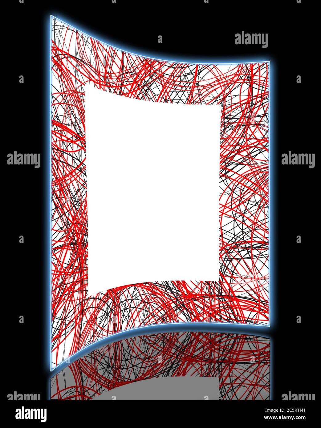 Abstract line Art made in 2d software Stock Photo - Alamy