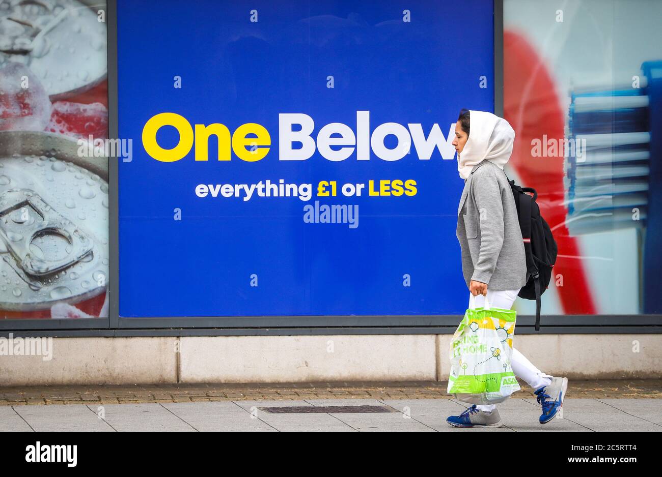 One Below store in Southampton Stock Photo - Alamy