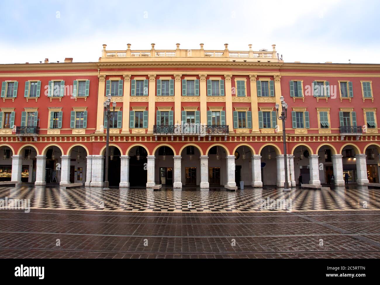 Plaza Massena Square in the city of Nice, France Stock Photo - Alamy