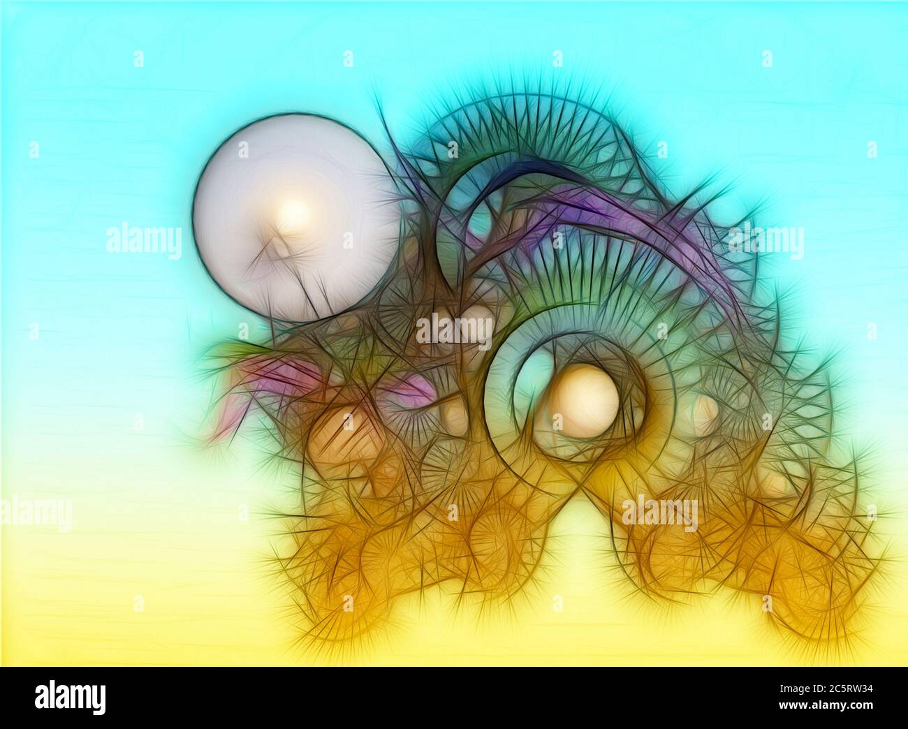 Abstract background with lines made in 2d software Stock Photo - Alamy