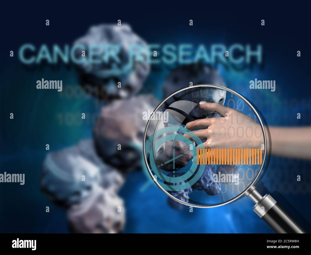 word CANCER RESEARCH writing on cancer image background Stock Photo - Alamy