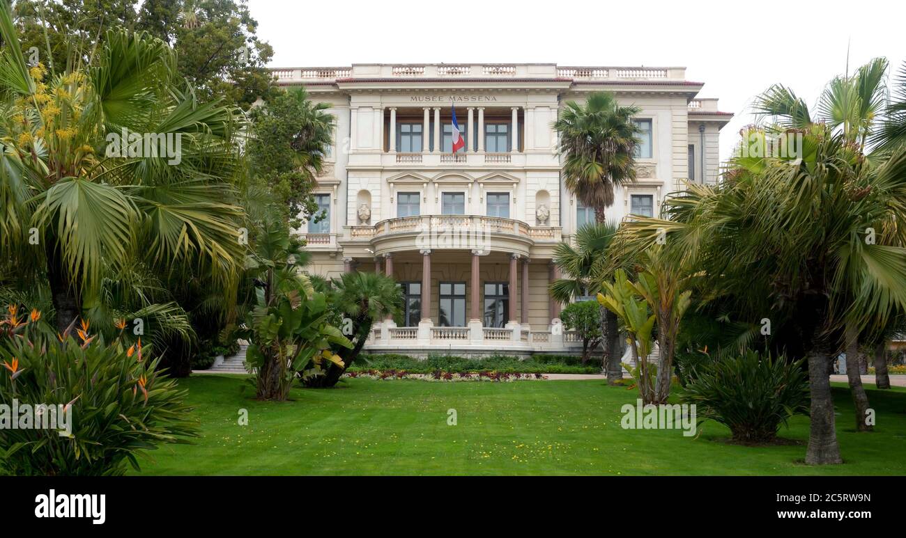 NICE, FRANCE - APRIL 27: Museum Massena (Musee Massena) on April 27 ...