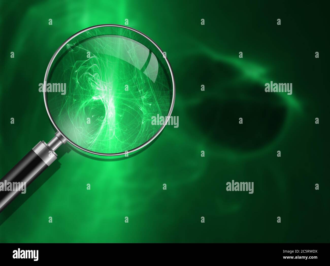 shapes with lens flare and bokeh effect made in 3d software Stock Photo ...