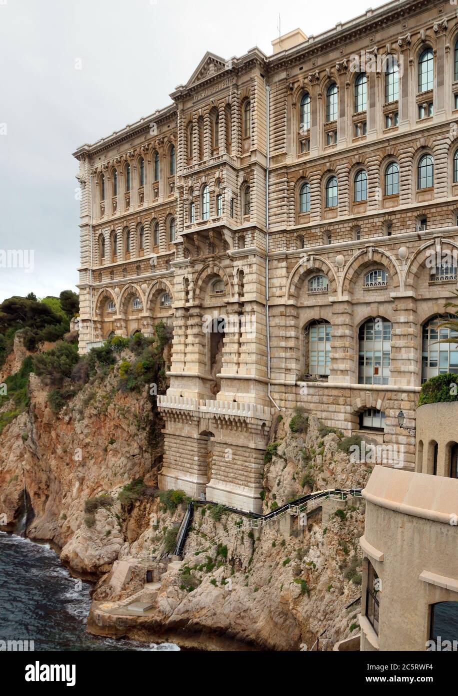 MONTE CARLO, MONACO - APRIL 28: Oceanographic Museum is a museum of ...
