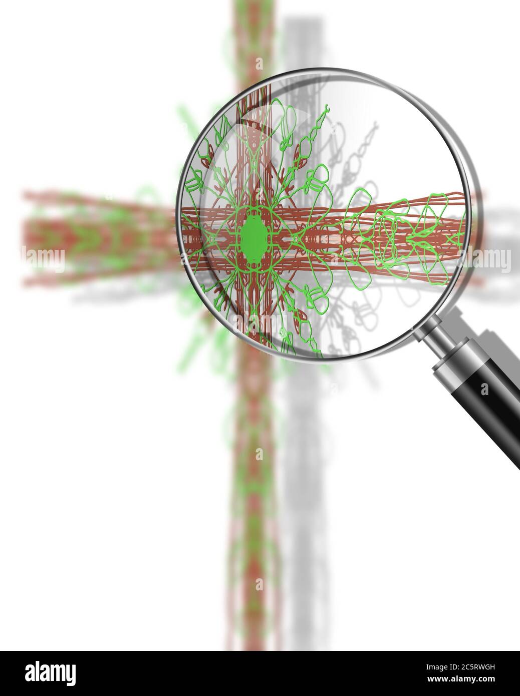 Hand drawing element made in 2d software Stock Photo - Alamy