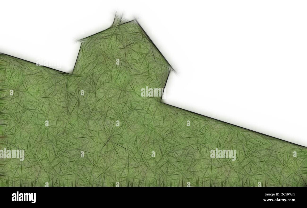 echo house metaphor made in 3d software Stock Photo - Alamy